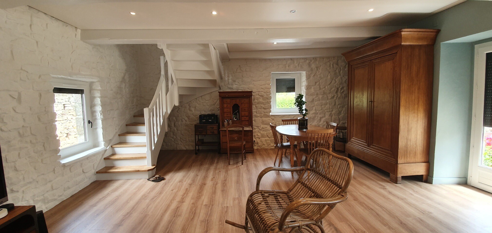 Avant/après : sol et revêtement de sol - Paimpol